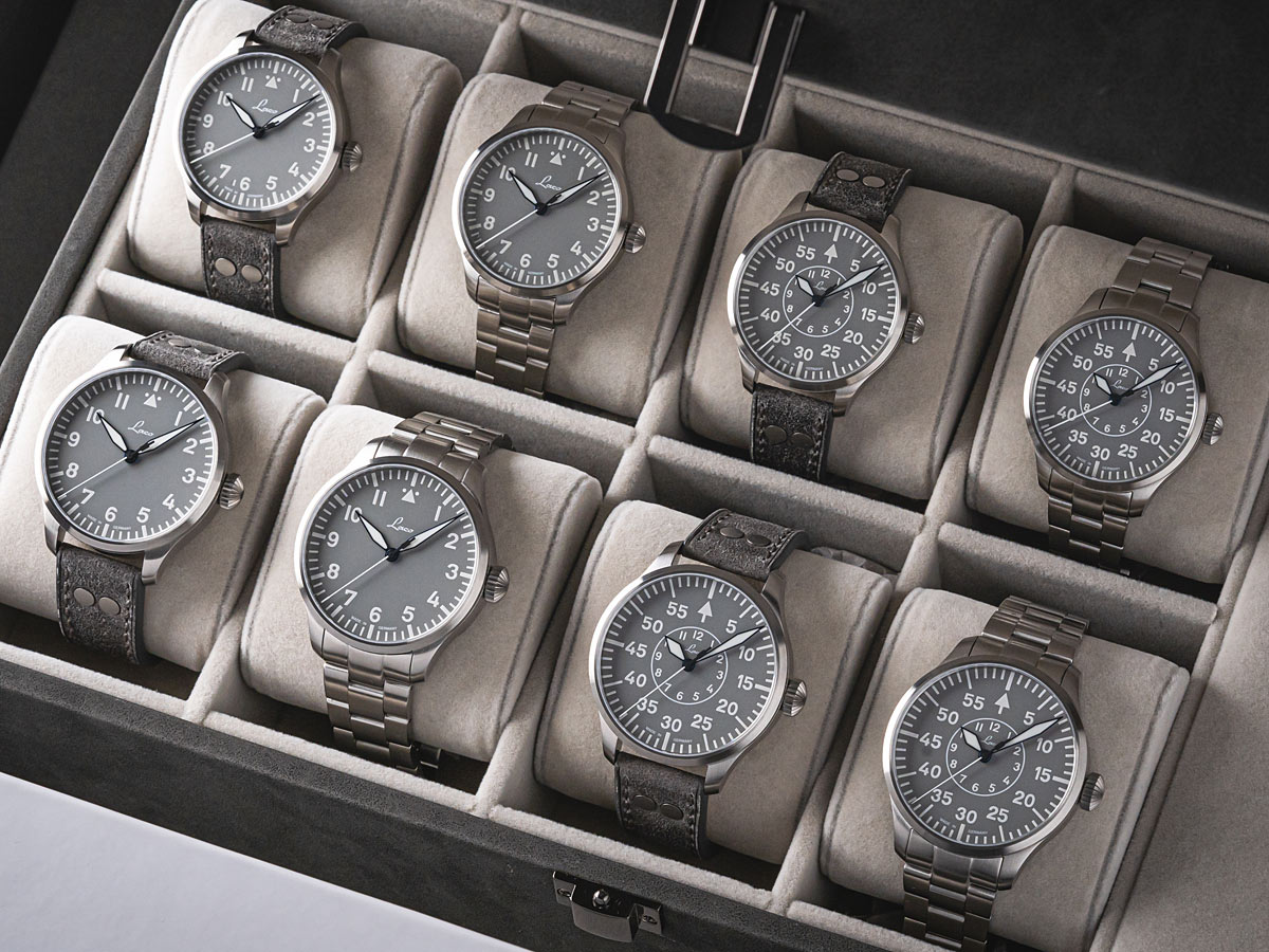 Pilot Watches BASIC by Laco Watches | Model Aachen Grau 39