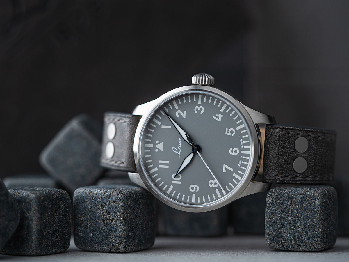 Pilot Watches BASIC by Laco Watches | Model Augsburg Grau 39