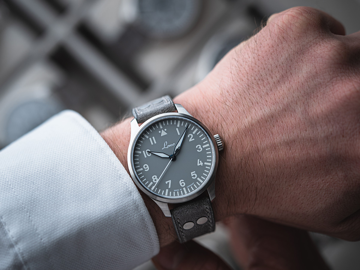Pilot Watches BASIC by Laco Watches | Model Augsburg Grau 39