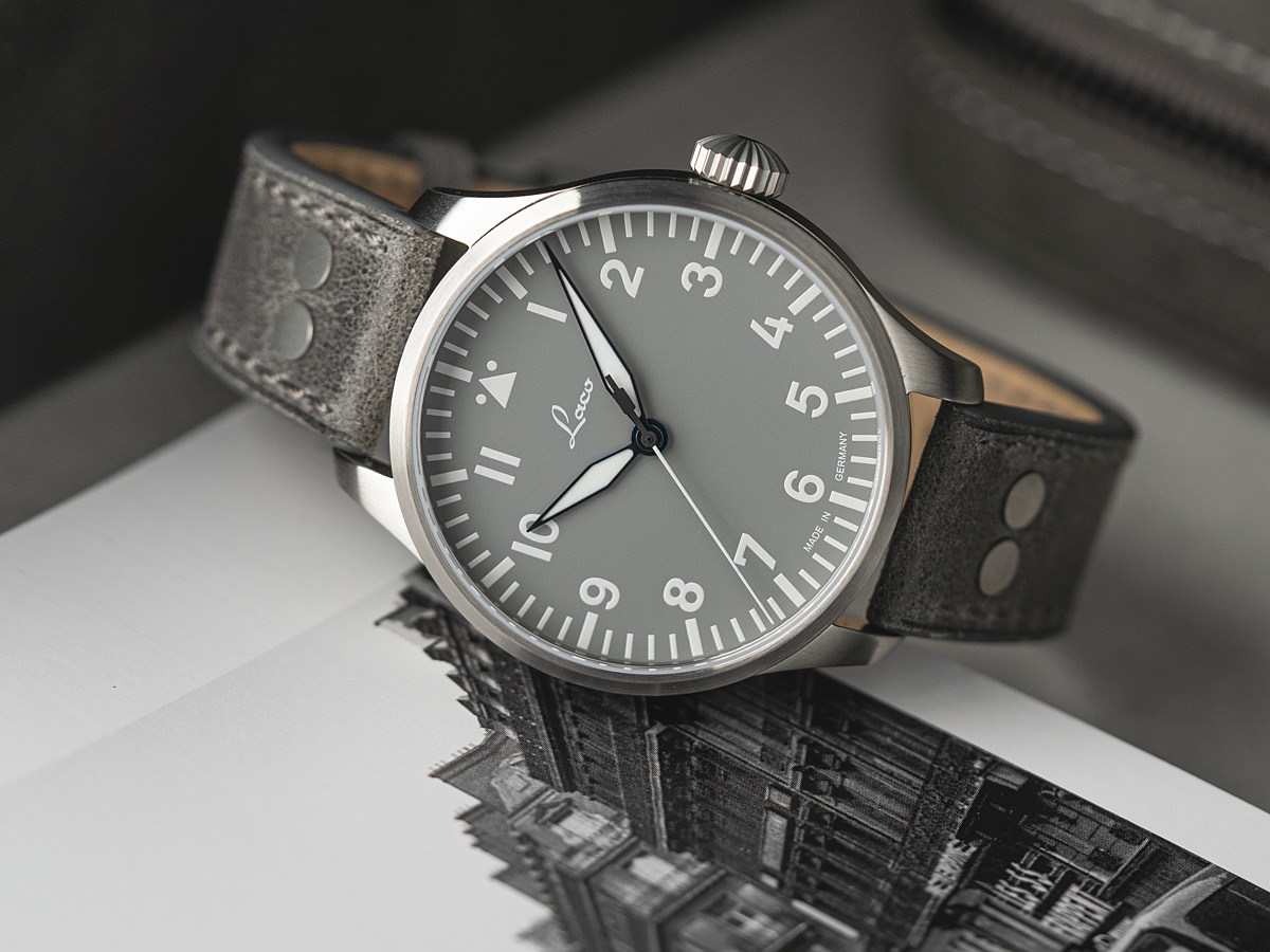 Pilot Watches BASIC by Laco Watches | Model Augsburg Grau 42