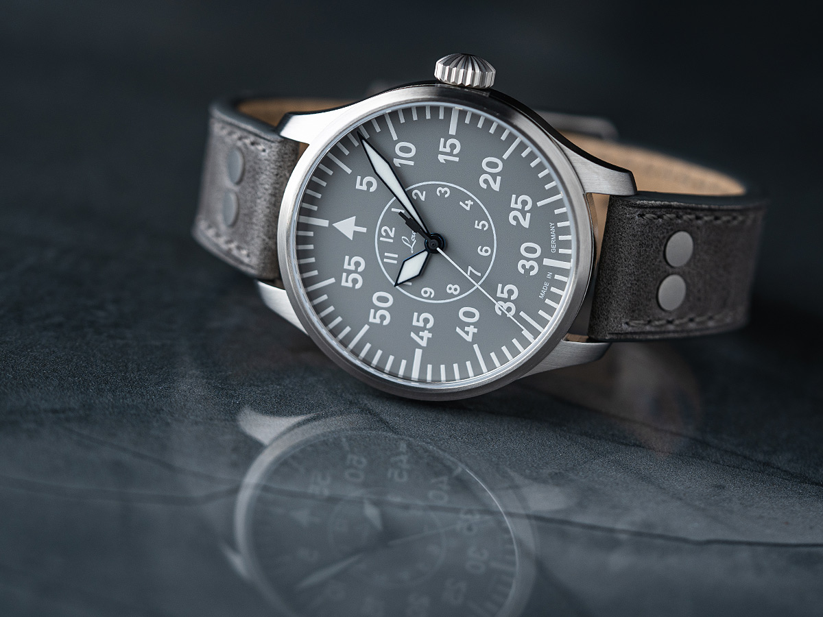 Pilot Watches BASIC by Laco Watches | Model Aachen Grau 42