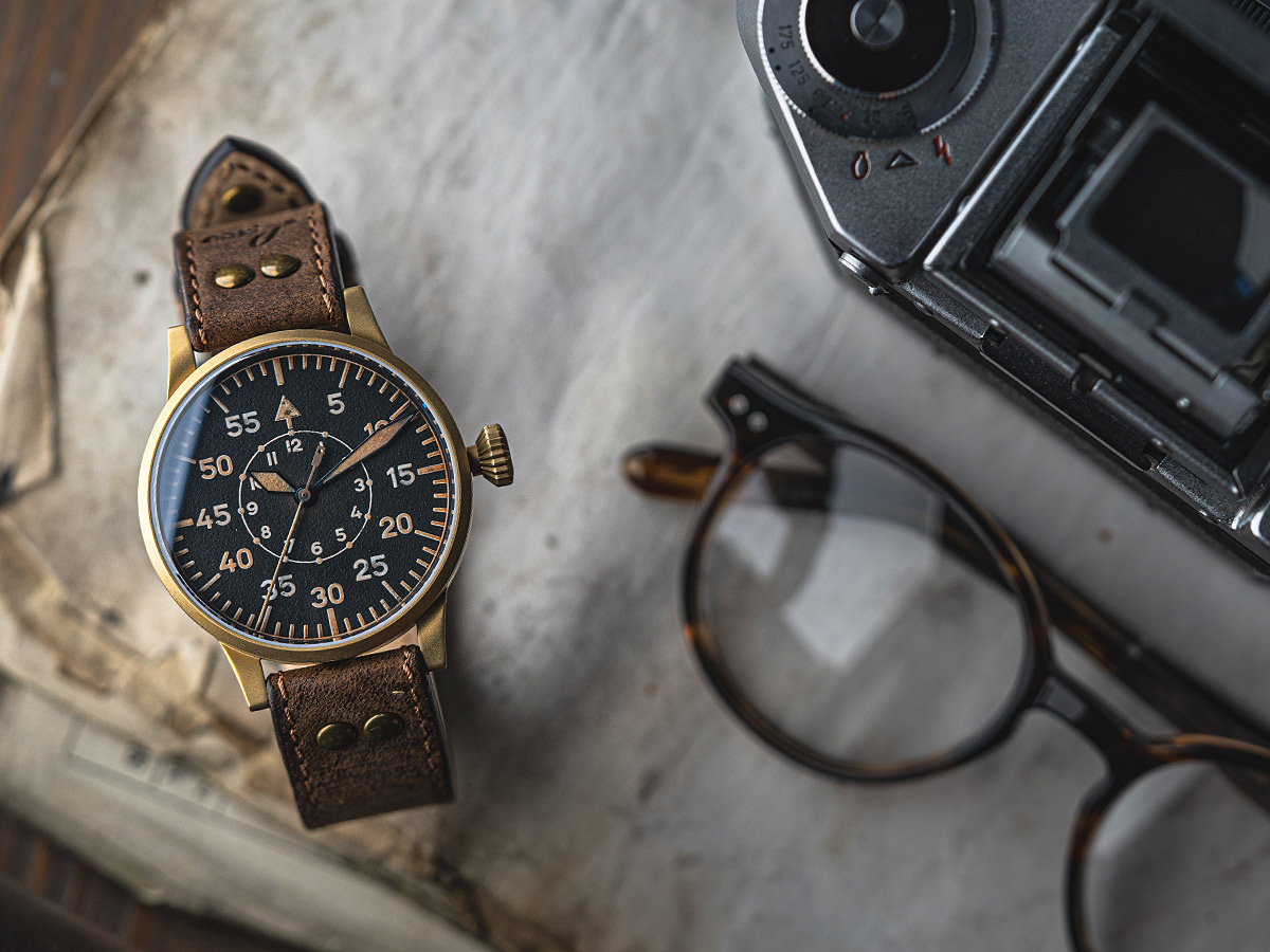 Pilot Watch ORIGINAL by Laco Watches | Model Leipzig Bronze