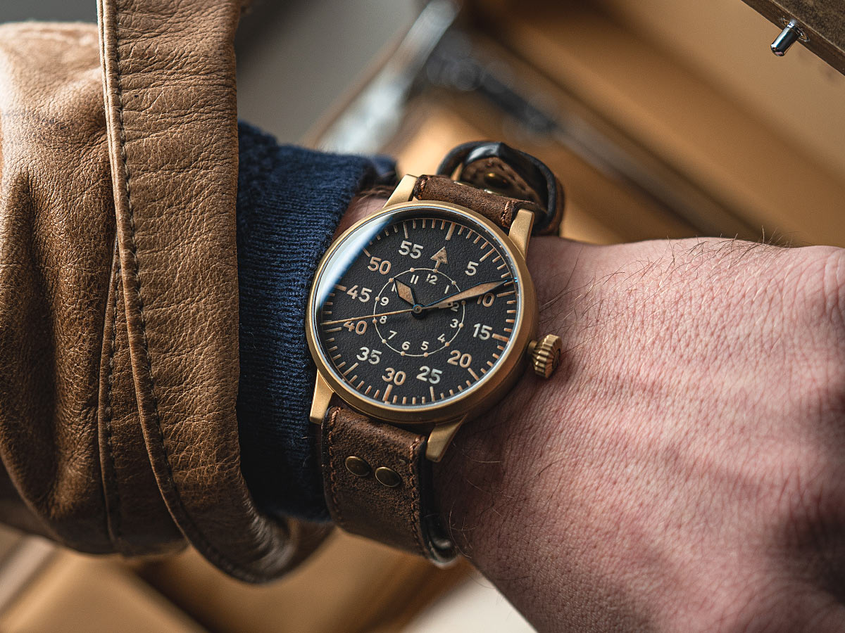Pilot Watch ORIGINAL by Laco Watches | Model Paderborn Bronze