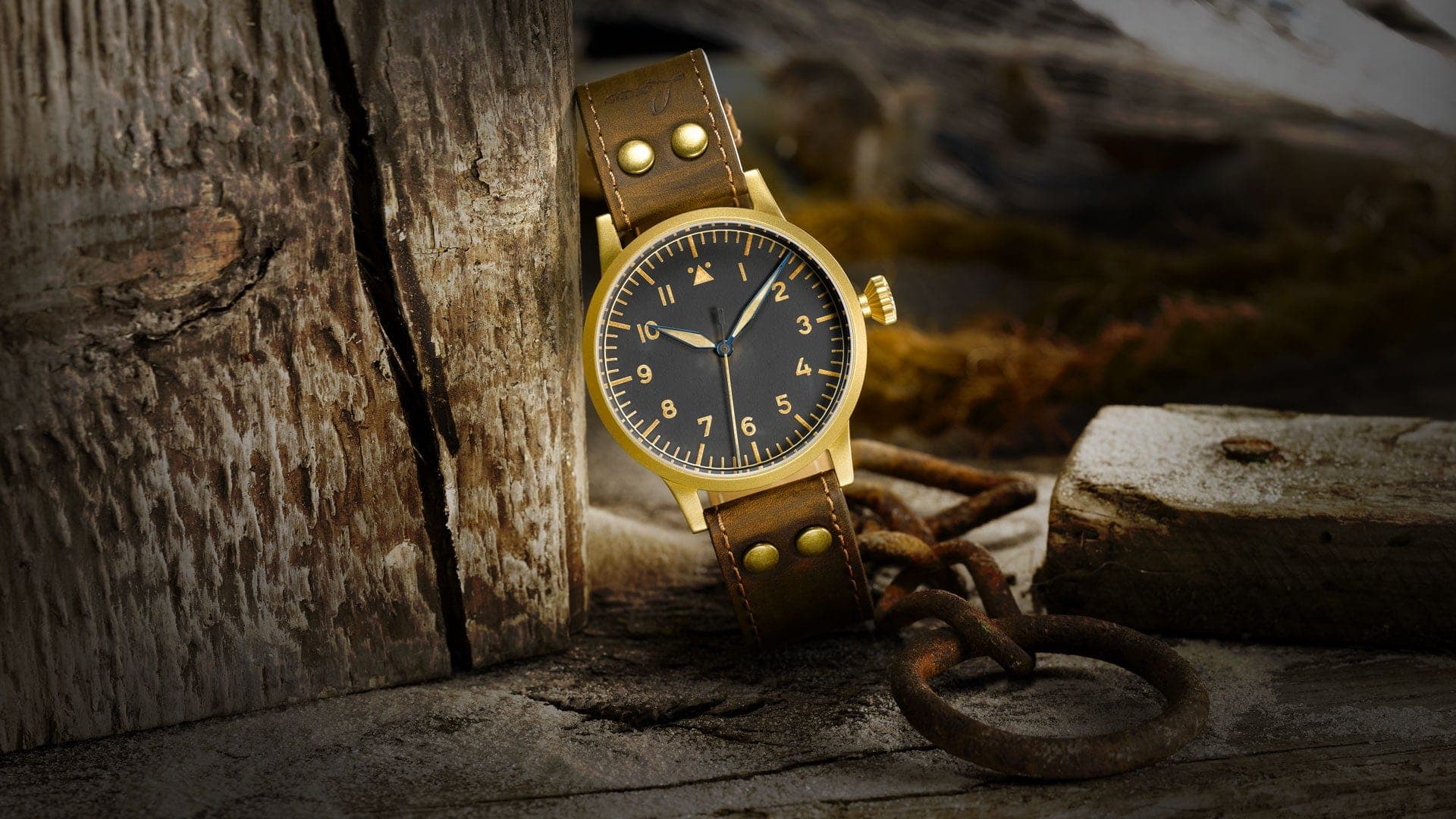 Pilot Watch ORIGINAL by Laco Watches | Model Saarbrücken Bronze