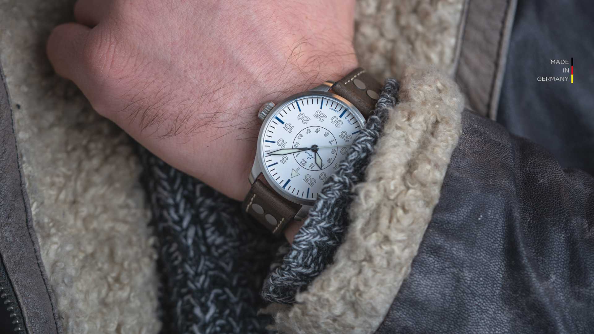 Pilot Watches BASIC by Laco Watches | Model Aachen Polar 39